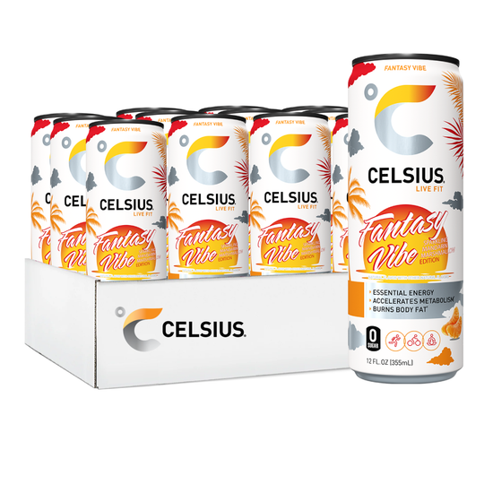 Celsius Sparkling - Fantasy Vibe (12 Fl. Oz / 12 Pack) – 123 Beverages